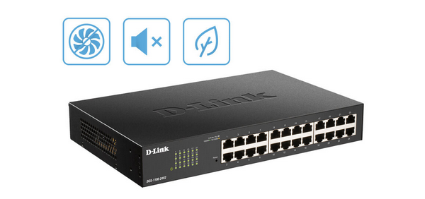 D-Link 24-Port Gigabit Smart Managed PoE Switch w/ 12 PoE ports - DGS ...