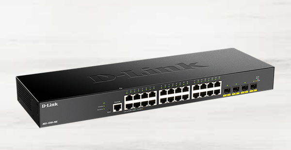 D-Link 52-Port Gigabit Smart Managed PoE Switch w/ 48 RJ45 & 4 SFP+ 10G ...