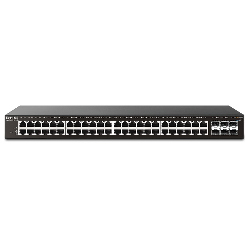 DrayTek VigorSwitch G2540xs 54-Port Layer 2+ Managed 10GbE Switch ...