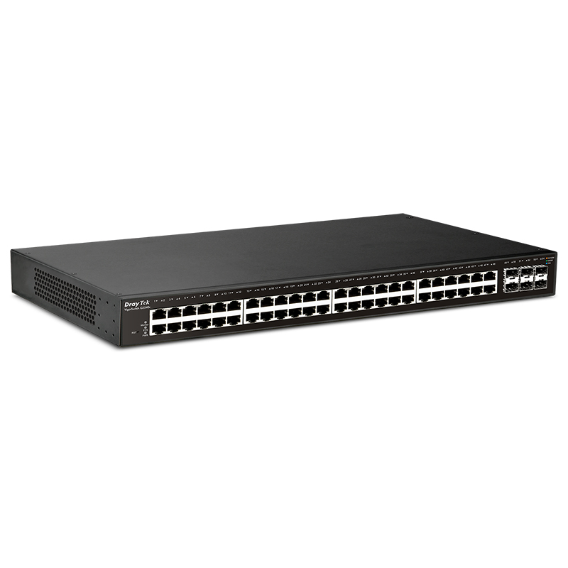DrayTek VigorSwitch G2540xs 54-Port Layer 2+ Managed 10GbE Switch ...