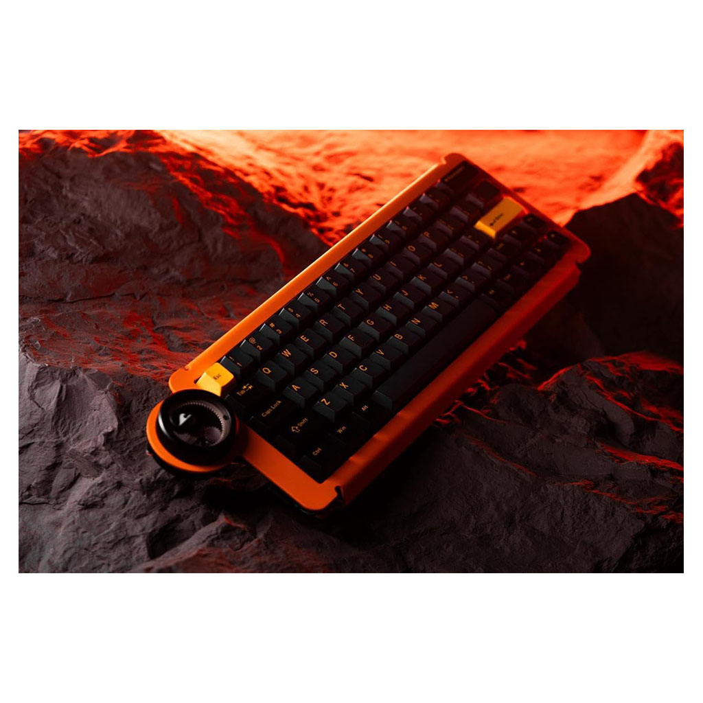 Dry Studio Ice Ring 63 RT HE Magnetic Starburst Orange Wired Gaming Keyboard - TTC King of ...