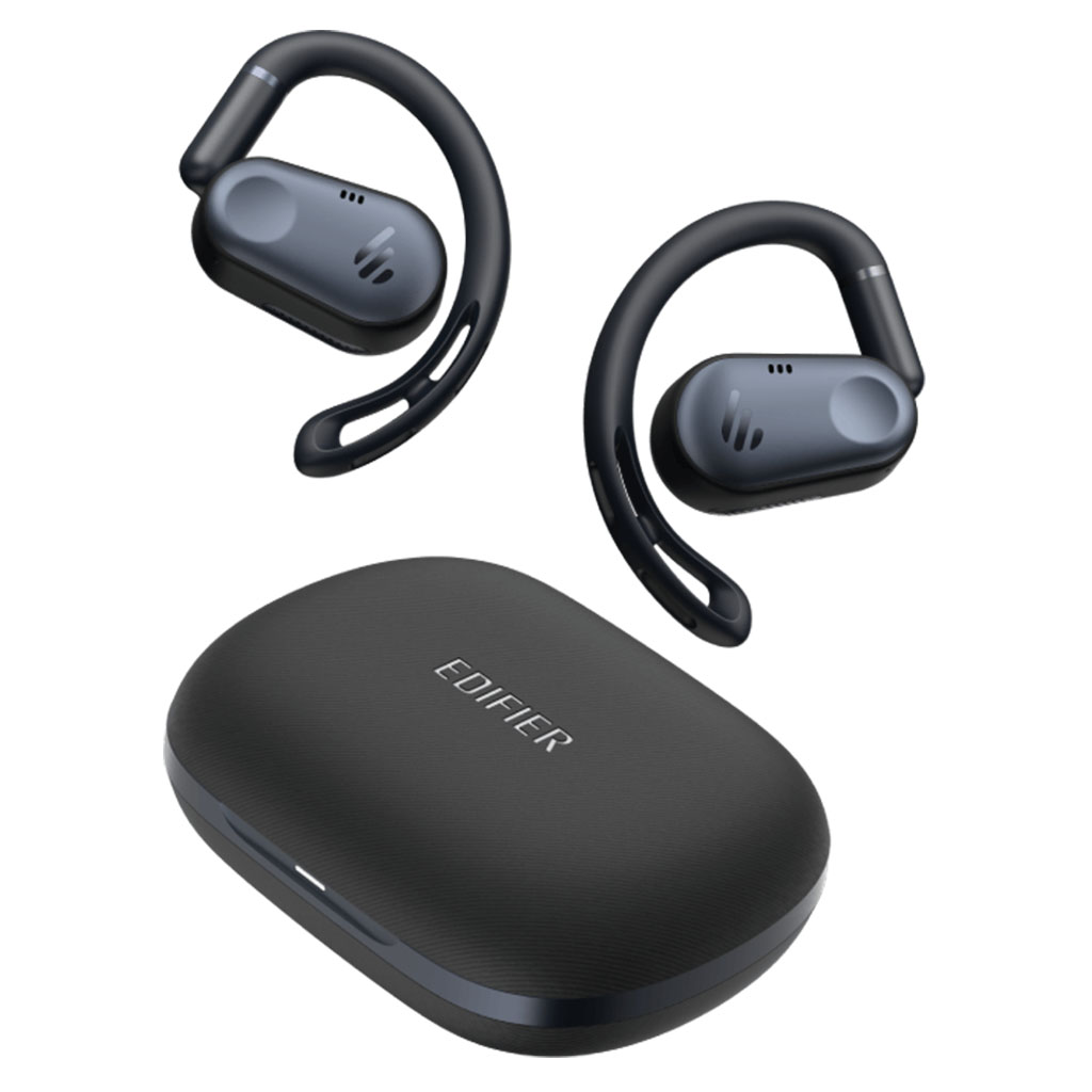 Edifier Comfo Flex Open-ear True Wireless Earbuds - Black - COMFO-FLEX-BLACK | Mwave