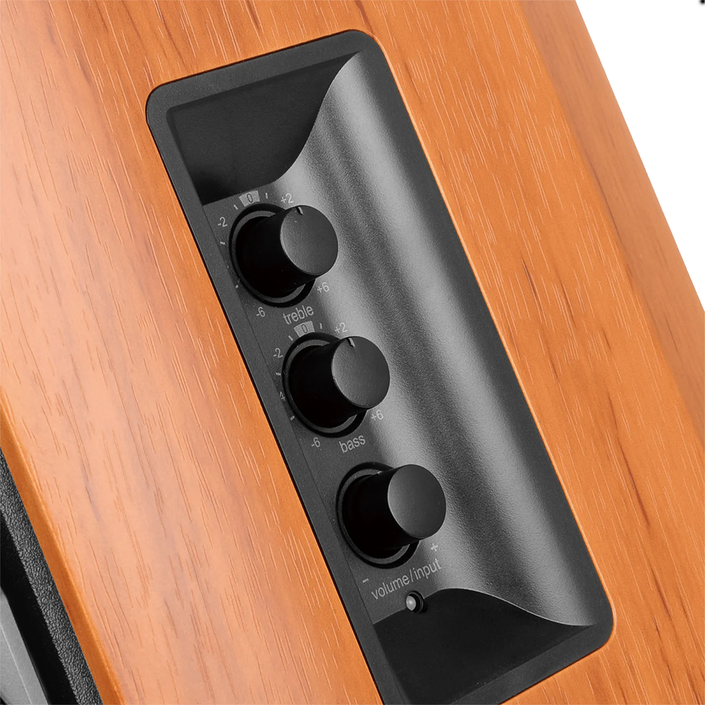 Edifier R1380T Powered Bookshelf Speakers - Brown - R1380T BROWN | Mwave