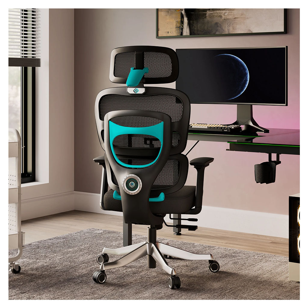 Eureka Ergonomic Axion GC12 Ergonomic Mesh Gaming Chair - Blue - ERK ...