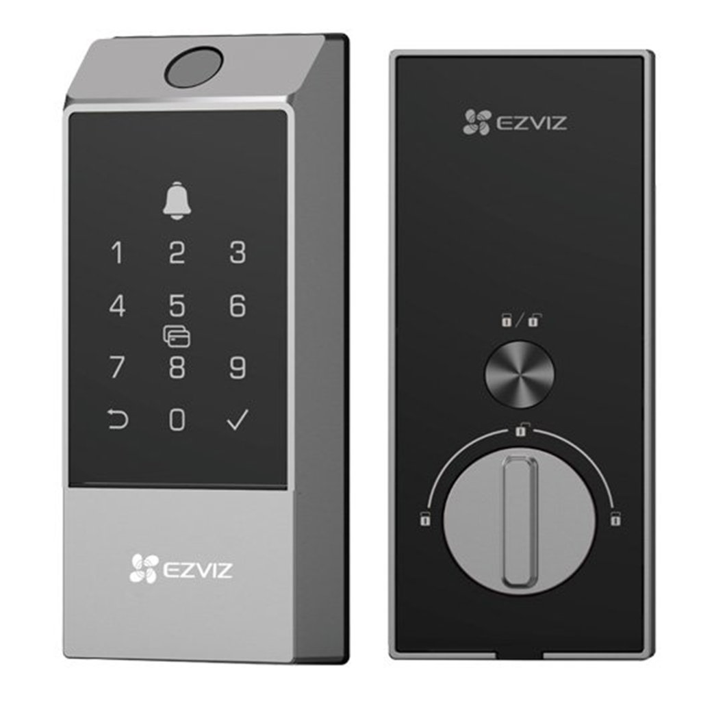 EZVIZ DL04 Pro Wi-Fi Fingerprint Smart Deadbolt Lock - CS-DL04-PRO | Mwave