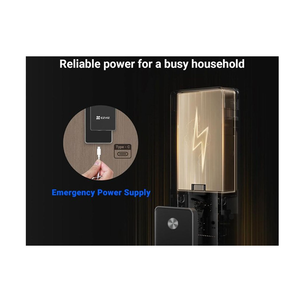 EZVIZ DL50FVS Face Recognition Smart Lock Video Intercom - CS-DL50FVS ...
