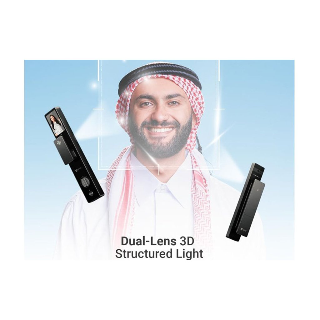 EZVIZ DL50FVS Face Recognition Smart Lock Video Intercom - CS-DL50FVS ...