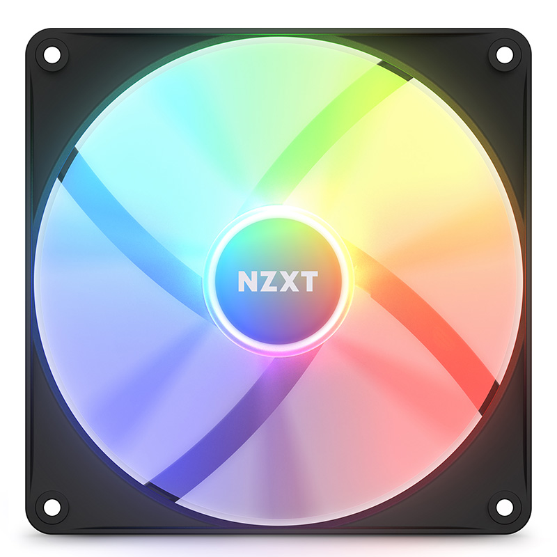 NZXT F140 140mm RGB Core Case Fan - Single (Black) - RF-C14SF-B1 | Mwave
