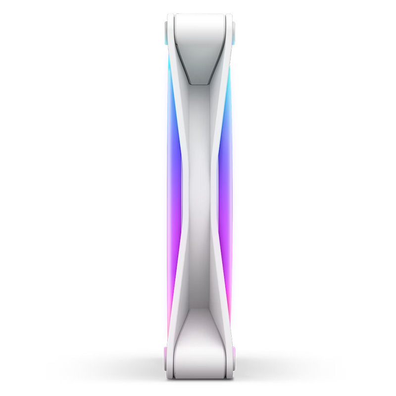 NZXT F140 140mm RGB Duo Dual-Sided RGB Case Fan - Single (White) - RF ...