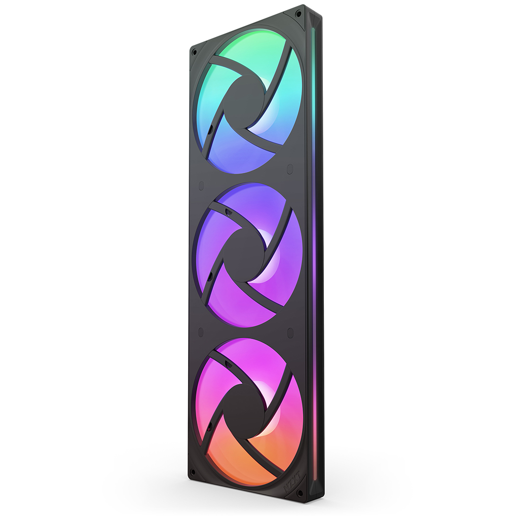 NZXT F420 RGB Core 420mm Single-Frame RGB Fan Unit - Black - RF-U42HF ...