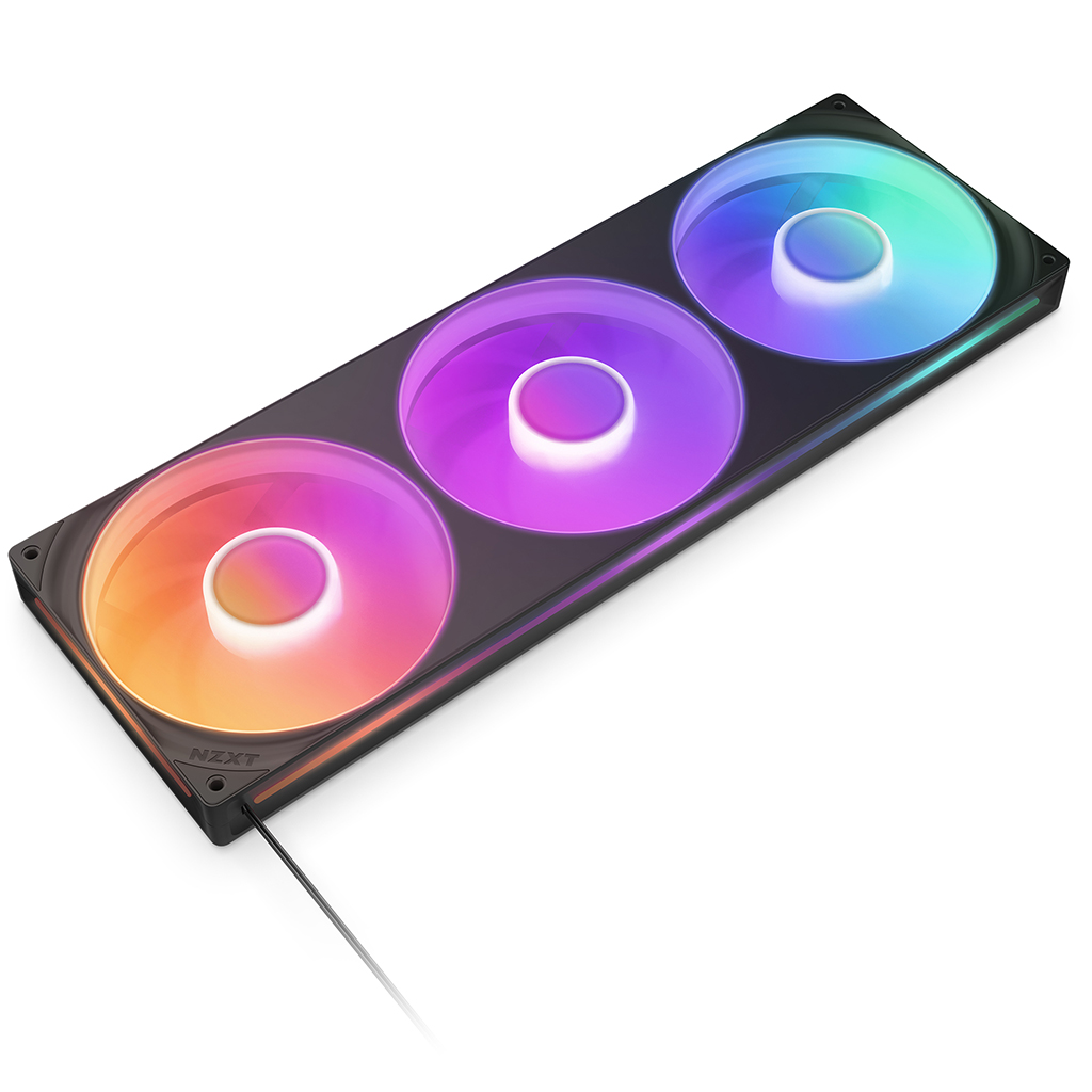 NZXT F420 RGB Core 420mm Single-Frame RGB Fan Unit - Black - RF-U42HF ...