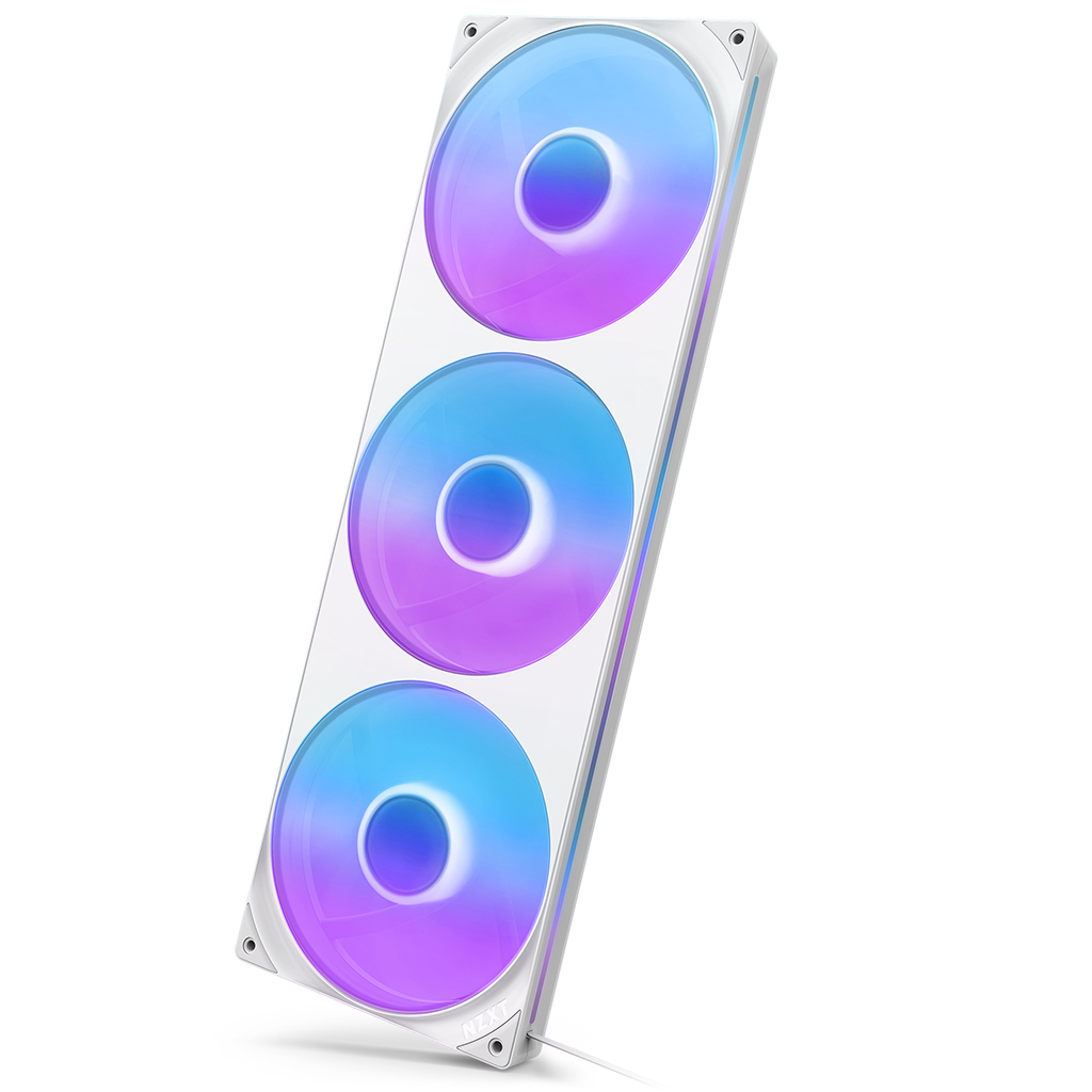 NZXT F420 RGB Core 420mm Single-Frame RGB Fan Unit - White - RF-U42HF ...