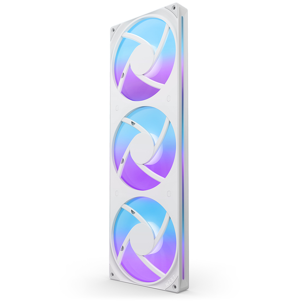 NZXT F420 RGB Core 420mm Single-Frame RGB Fan Unit - White - RF-U42HF ...