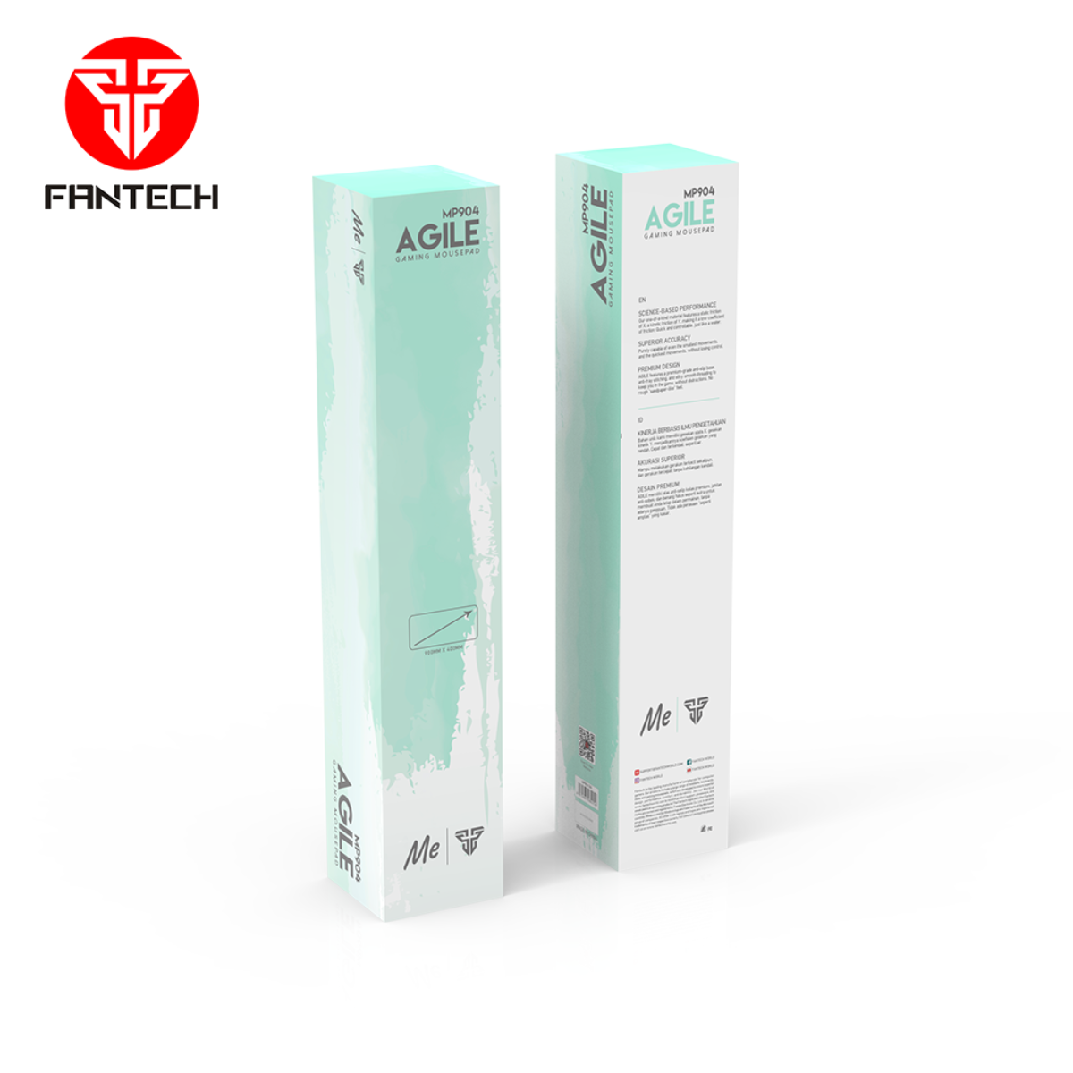 Fantech AGILE MP904 Gaming Mousepad - Mint Edition - MPFTMP904MT | Mwave