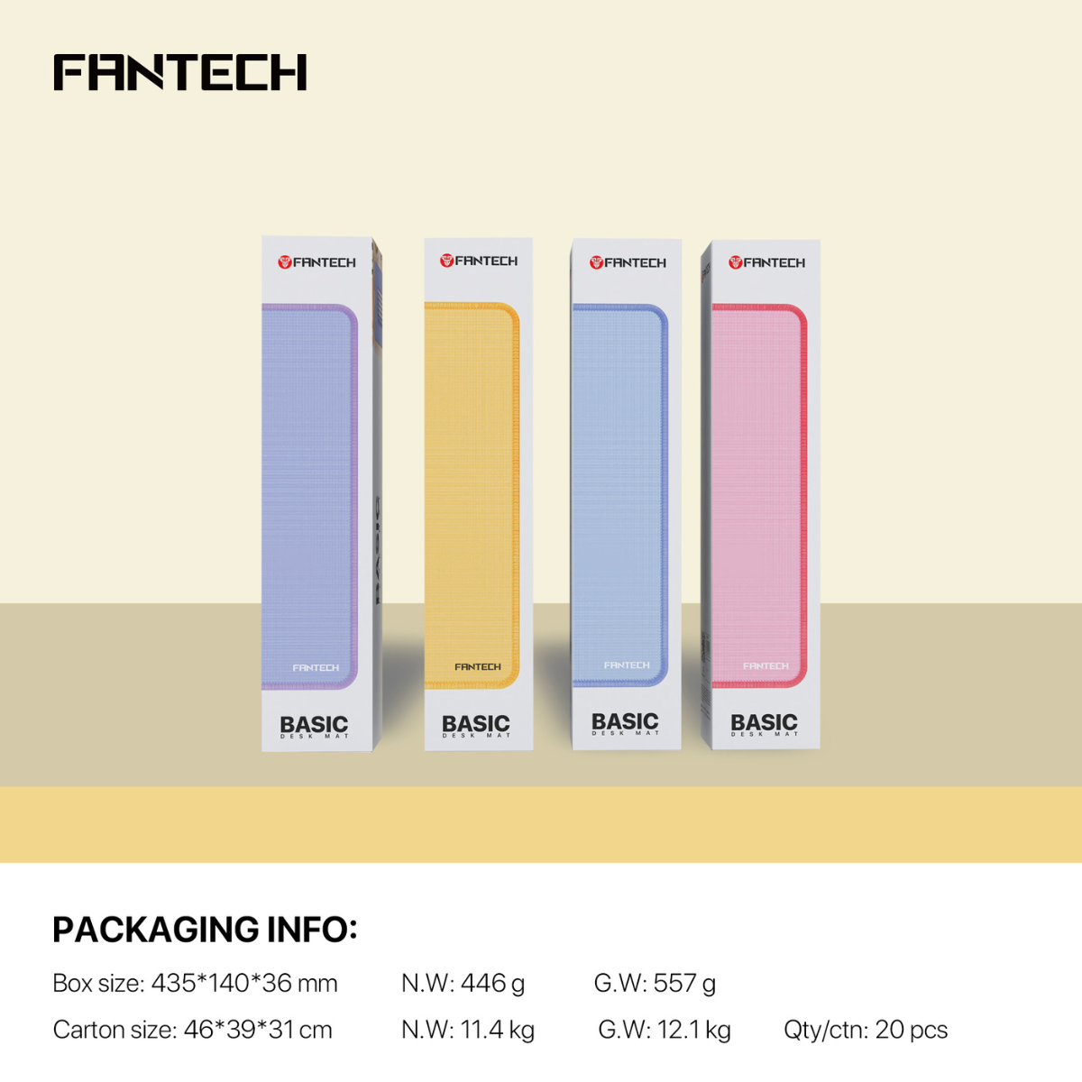 Fantech BASIC MP70 Deskmat - Purple - MPFTMP70PUR | Mwave