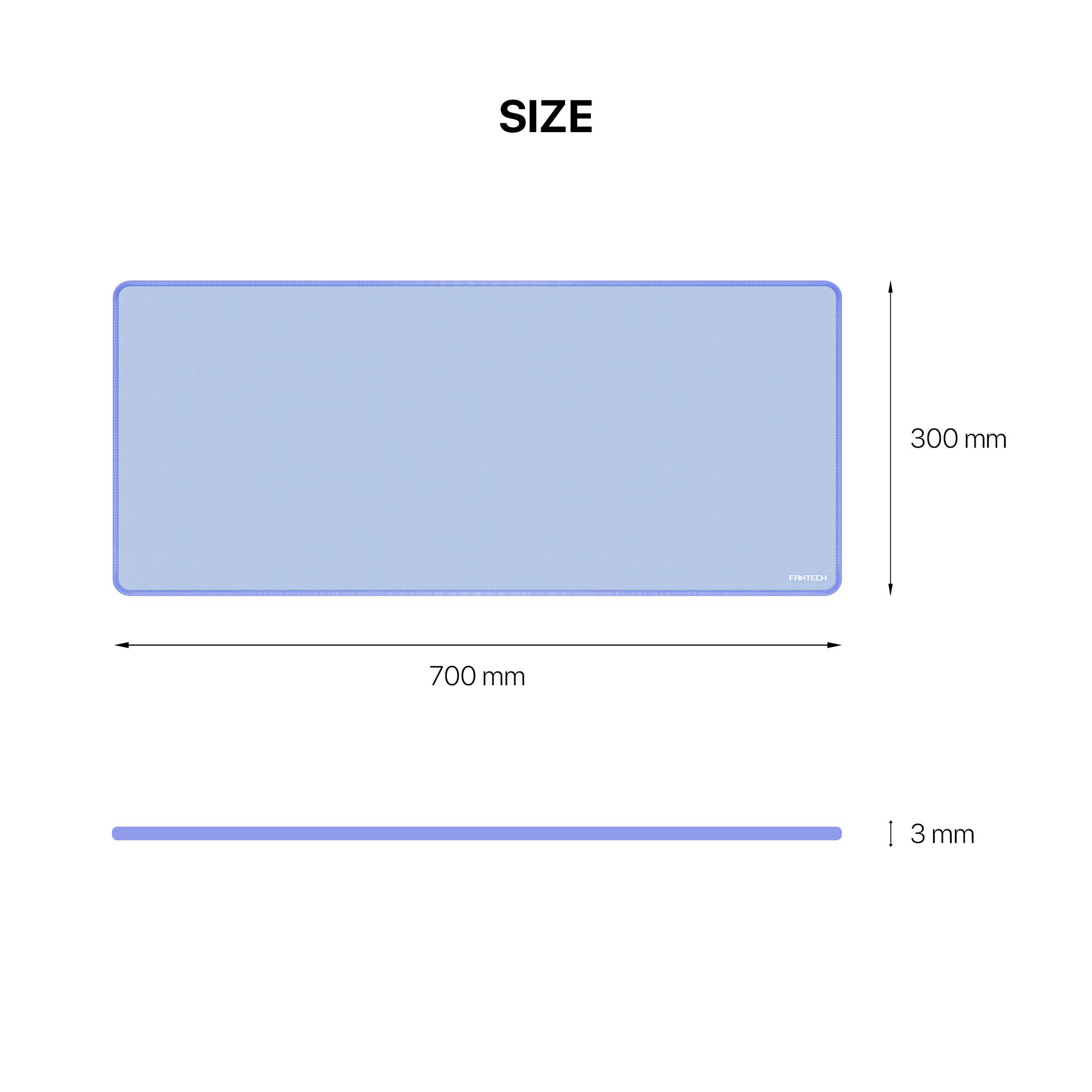 Fantech BASIC MP70 Deskmat - Yellow - MPFTMP70YW | Mwave