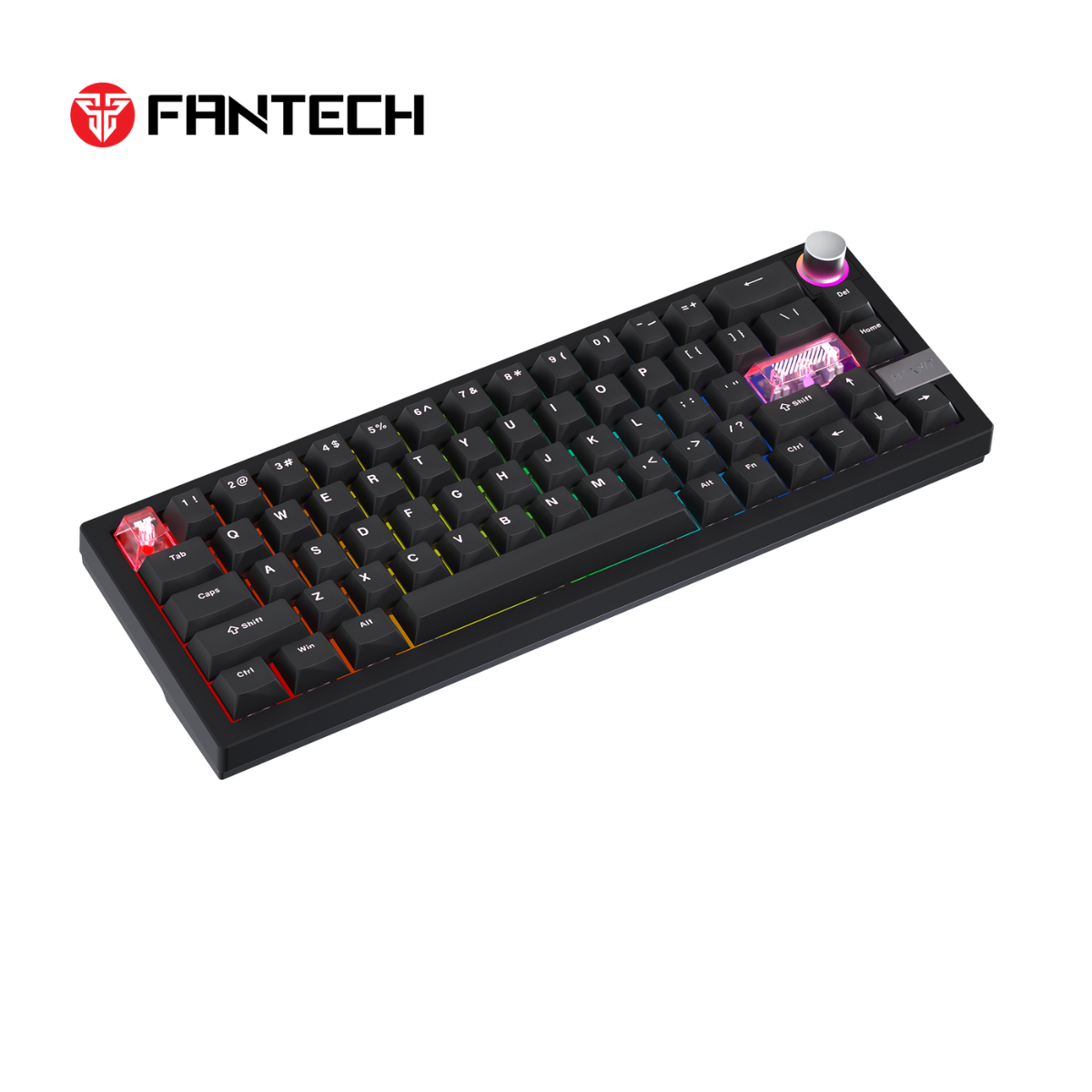 Fantech MAXFIT6 MK920 Wireless Mechanical ARGB Keyboard - Black - Brown ...