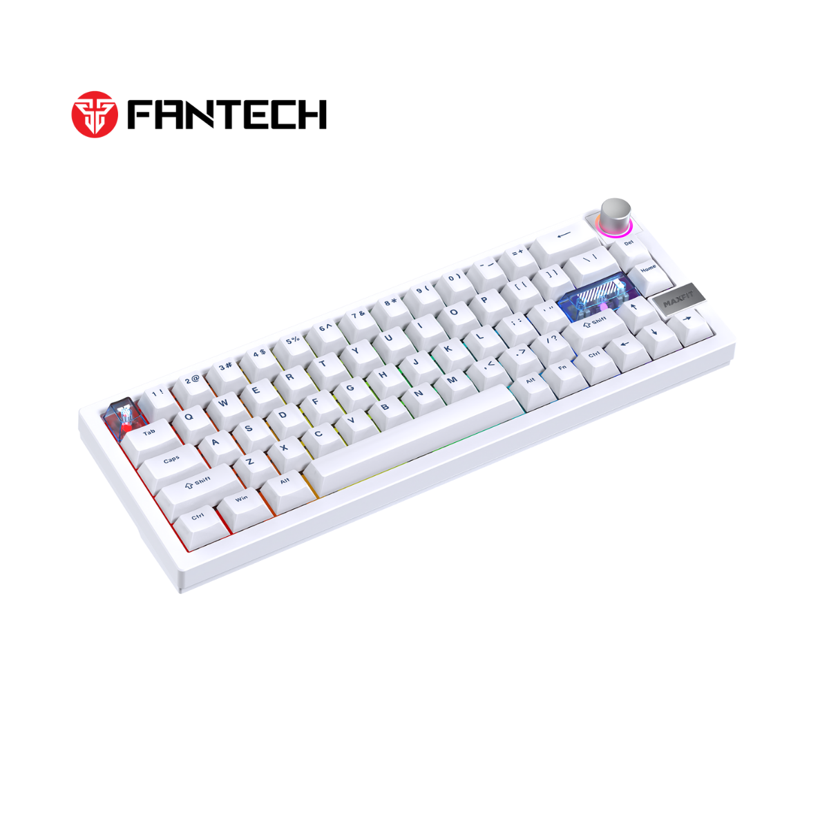 Fantech MAXFIT6 MK920 Wireless Mechanical ARGB Keyboard - White - White ...