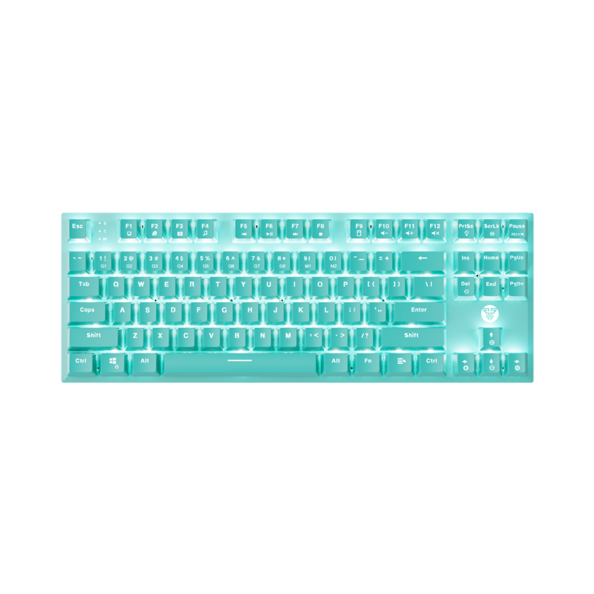 Fantech MAXFIT87 MK856 Mechanical Keyboard - Mint Edition - Blue ...