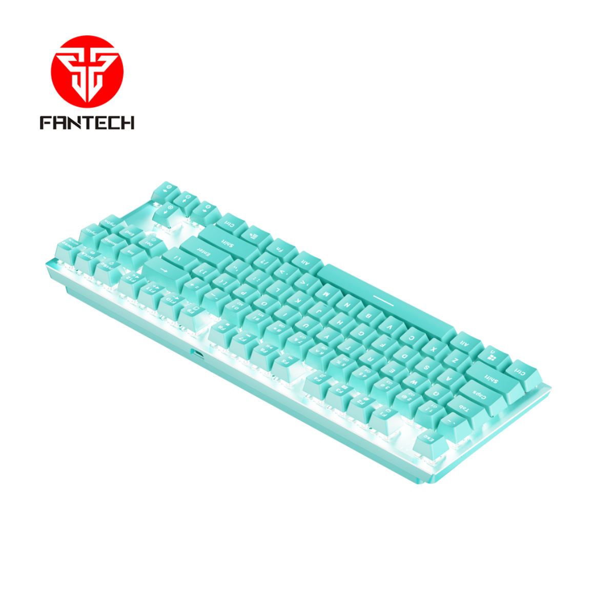 Fantech MAXFIT87 MK856 Mechanical Keyboard - Mint Edition - Blue ...
