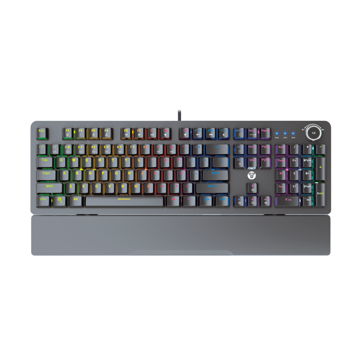 Fantech MAXPOWER MK853 Mechanical Keyboard - Black - Red Switches ...