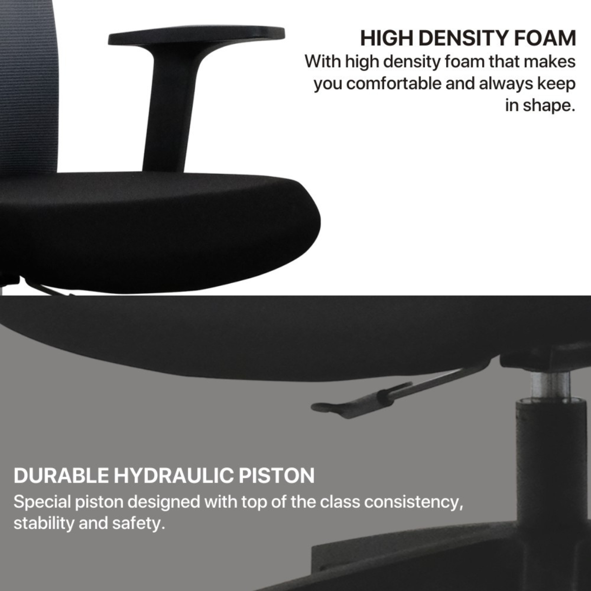 Fantech OC-A258 Office Chair - Black - GAMECFTOCA258 | Mwave