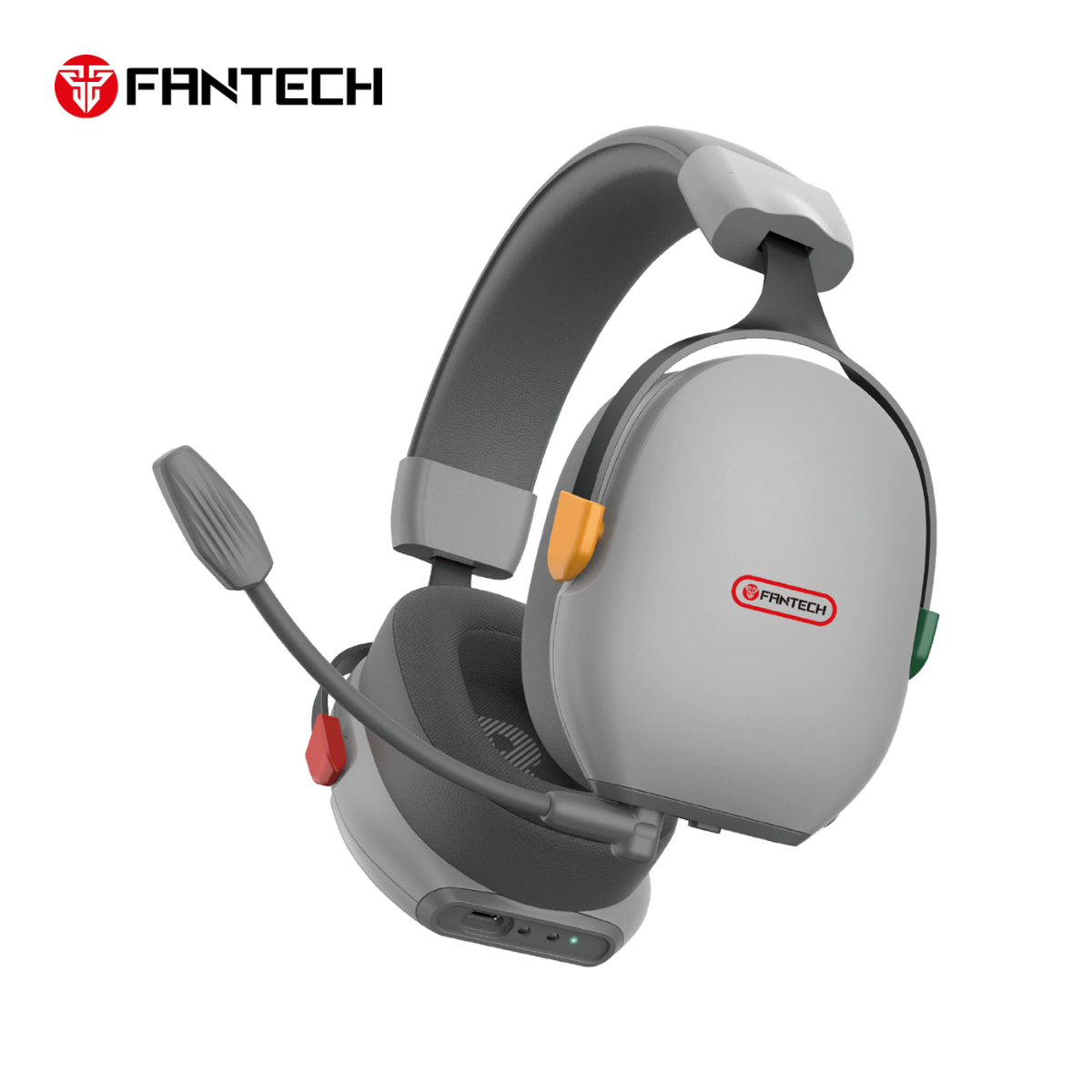 Fantech SUPER MAXFIT Bluetooth Wireless Headset w/ Detachable Mic ...