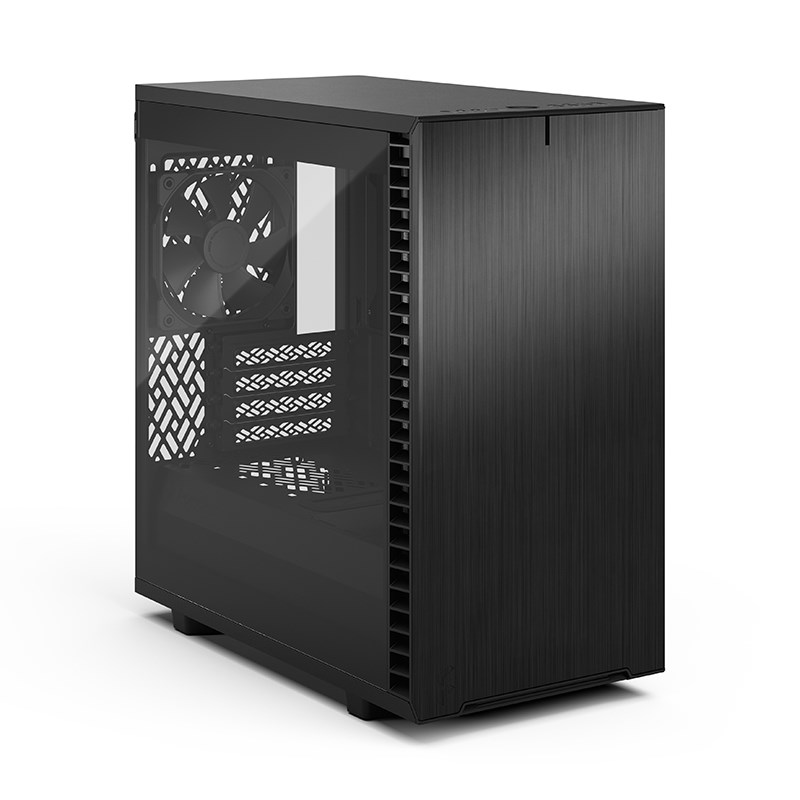 Fractal Design Define 7 Mini Black TG Light Tint Micro-ATX Case - FD-C-DEF7M-02 | Mwave