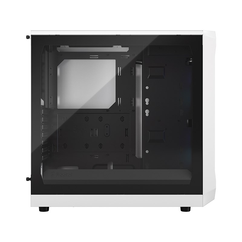 Fractal Design Focus 2 RGB Tempered Glass Mid-Tower ATX Case - White ...