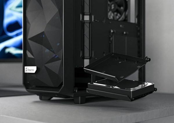 Fractal Design Meshify 2 Compact Lite Rgb Black Tg Light Tint Mid Tower Atx Case Fd C Mel2c 05