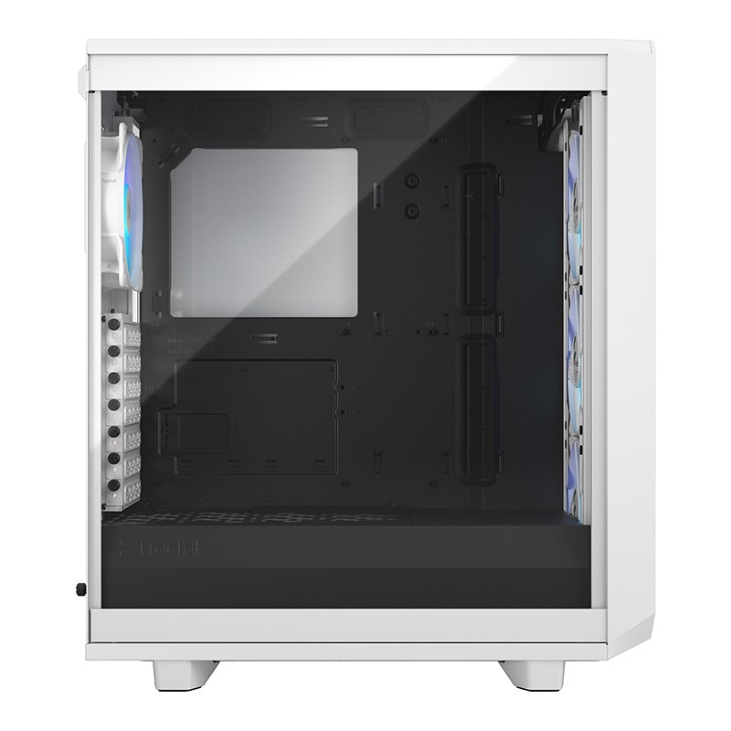 Fractal Design Meshify 2 Compact Rgb White Tg Clear Tint Mid Tower Atx Case Fd C Mes2c 08 Mwave