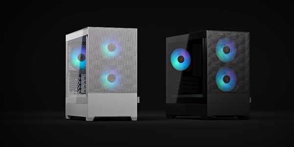 Fractal Design Pop Mini Air RGB TG Clear Tint Micro-ATX Case - Black ...