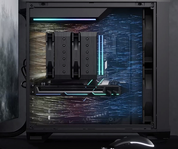 Fractal Design Torrent Compact RGB TG Mid-Tower E-ATX Case - White - FD ...