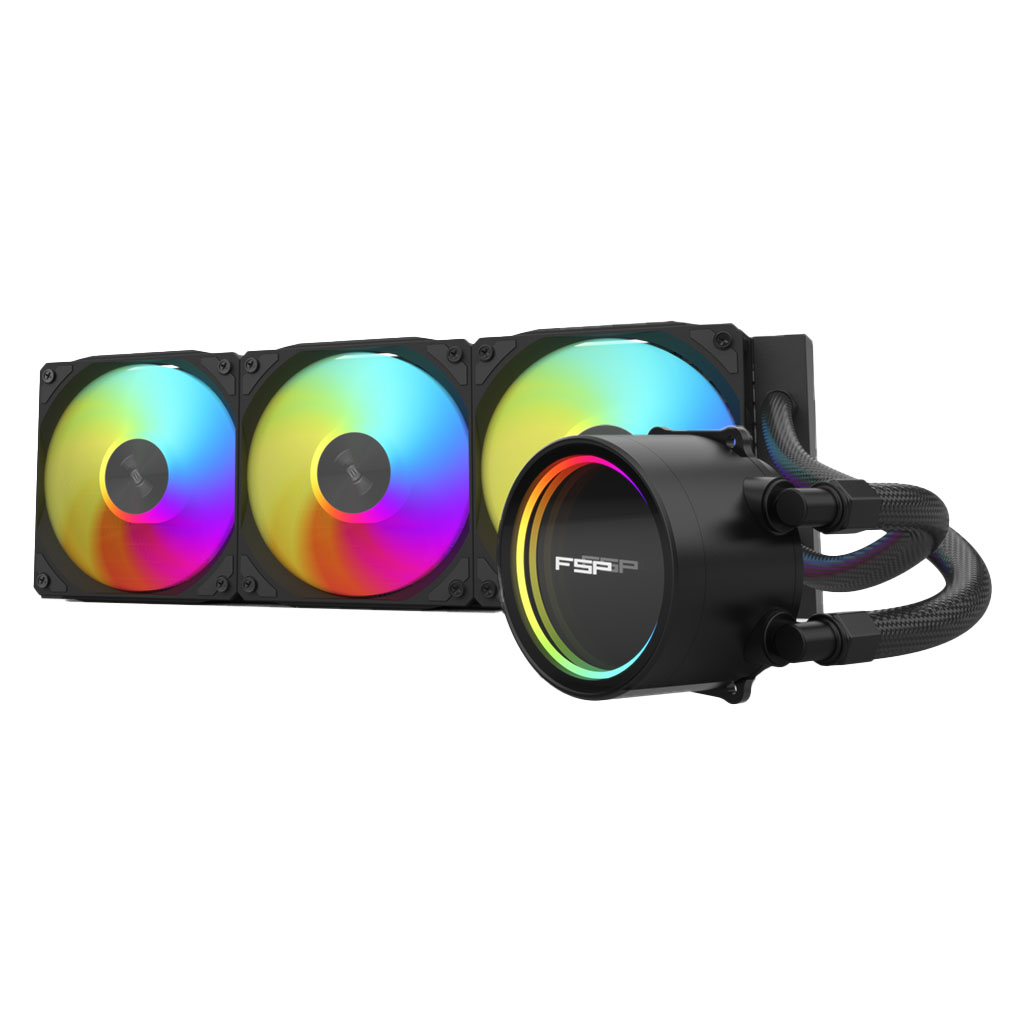 FSP AE36 360mm ARGB AIO Liquid CPU Cooler - Black - AE36-B | Mwave