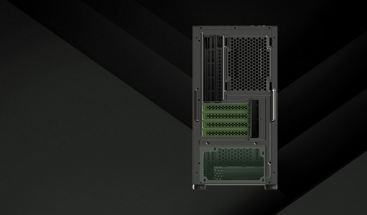 Open Box - FSP CST220S Silent Tower Micro-ATX Case with FSP HYPER 80 ...