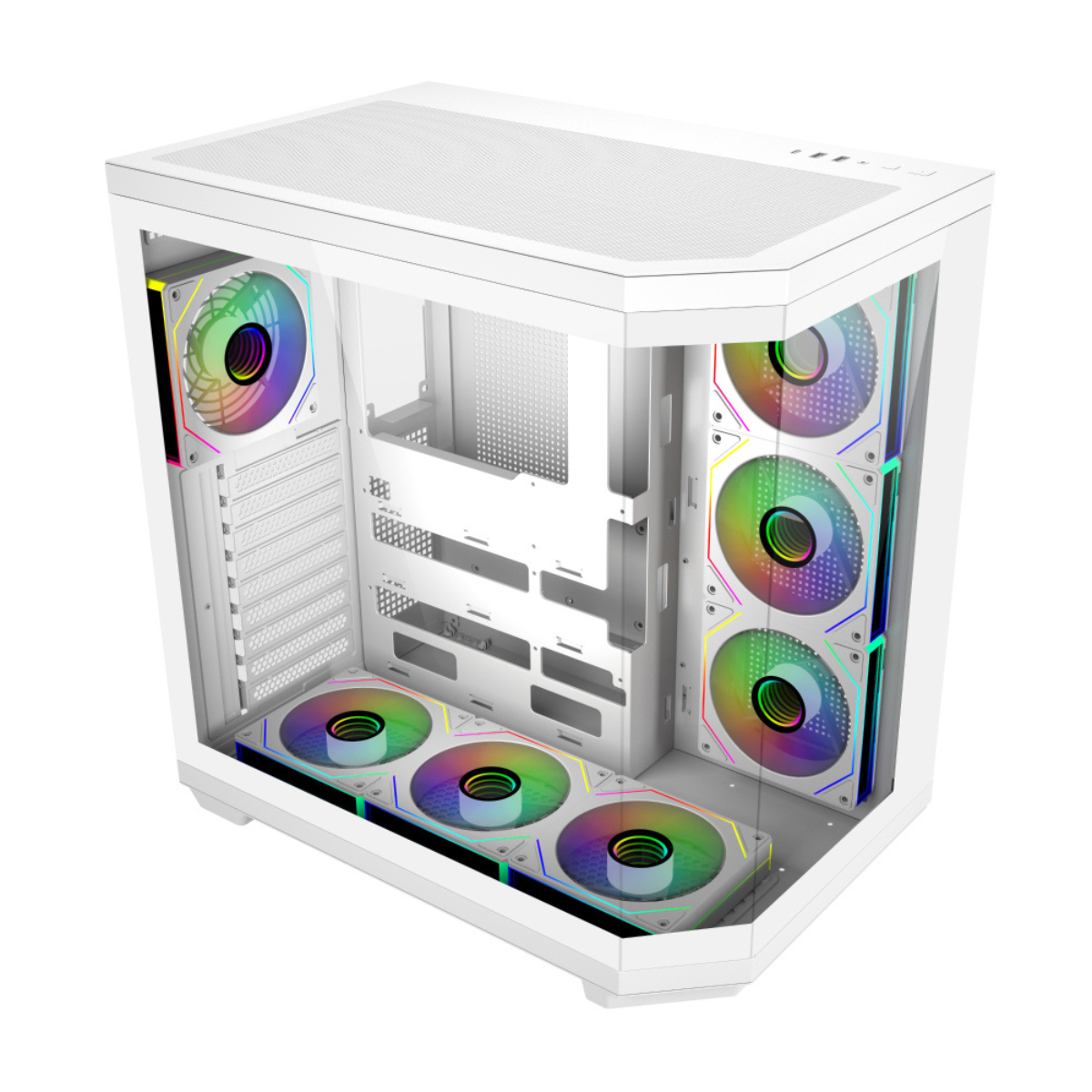 FSP U580 Ultra-Tower ARGB ATX Case - White - U580-WA | Mwave