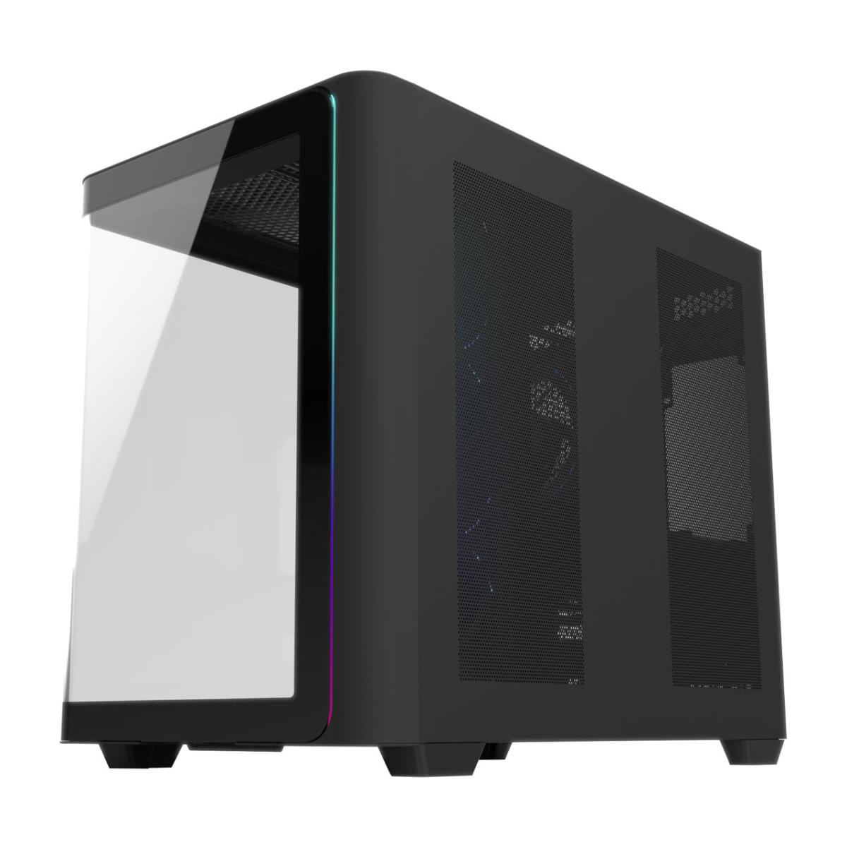 FSP M580 PLUS ARGB ATX Mid-Tower Case - M580-BP | Mwave