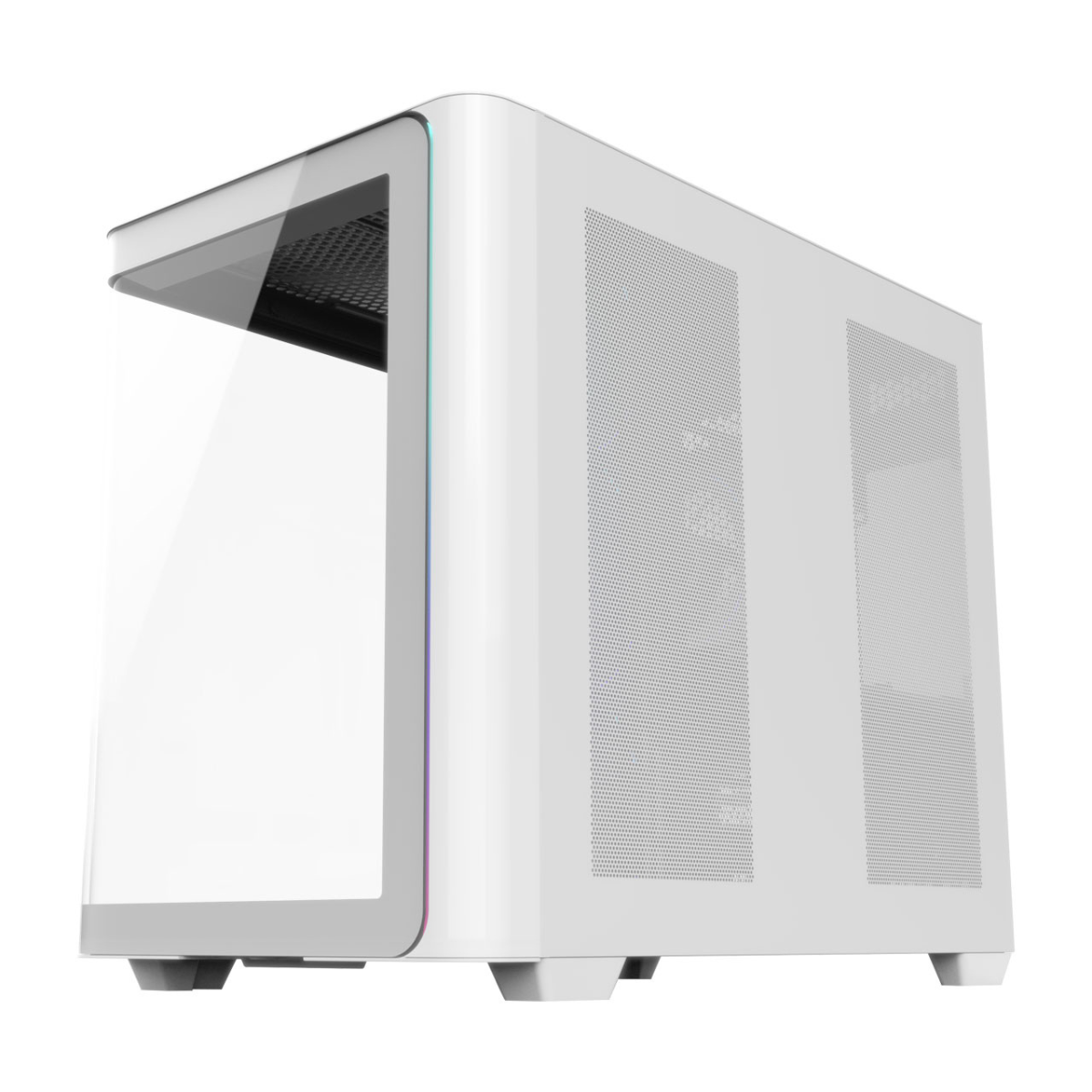 FSP M580 PLUS ARGB ATX Mid-Tower Case - White - M580-WP | Mwave