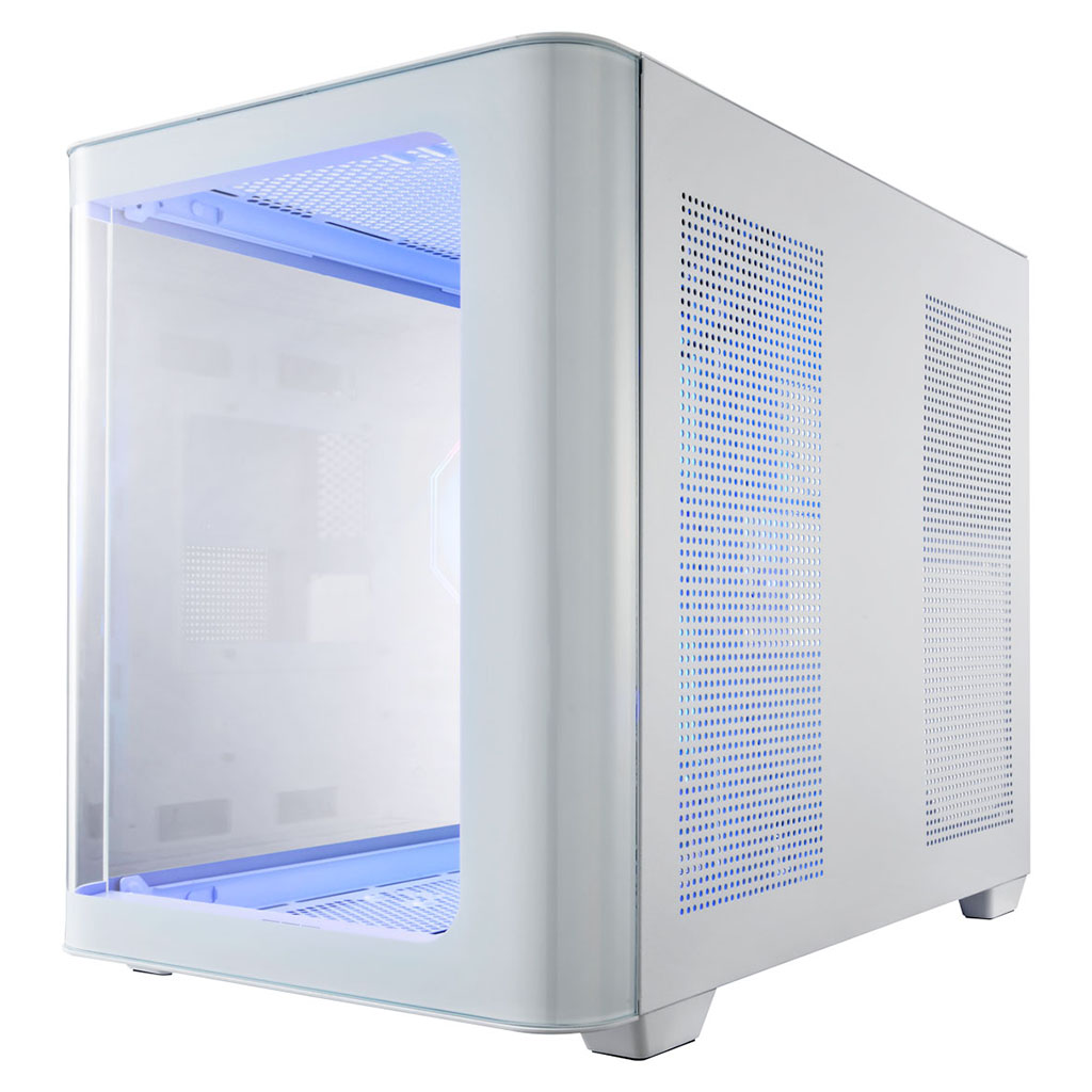 FSP S380 ARGB Tempered Glass Mid-Tower Micro-ATX Case - White - S380-WA ...