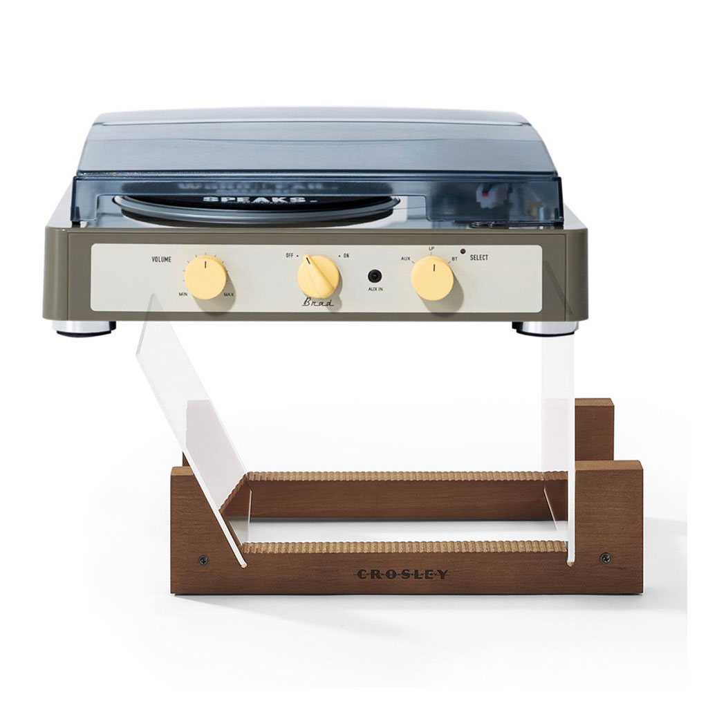 Gadhouse Brad MKII Record Player - Grey + Bundled Crosley Record ...