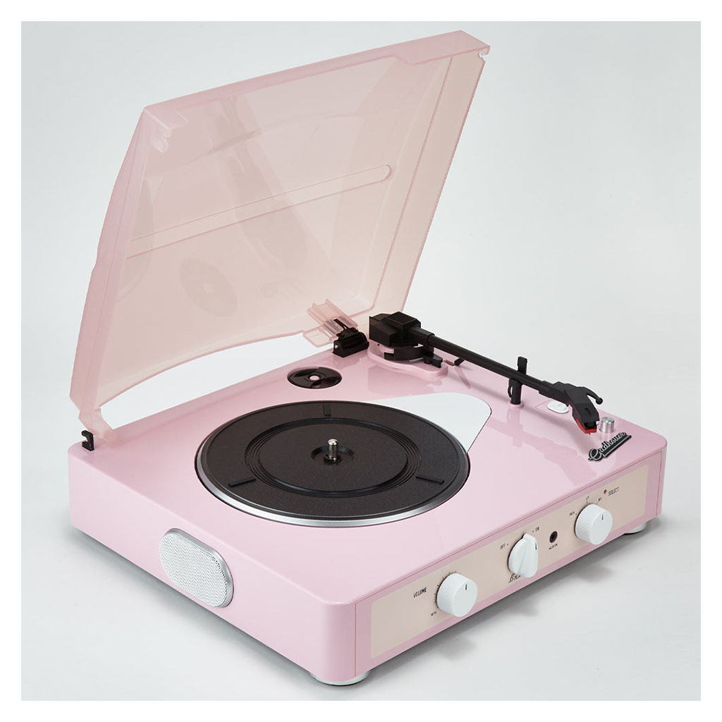 Gadhouse Brad MKII Record Player - Limited Edition Pink Pink + Bundled ...