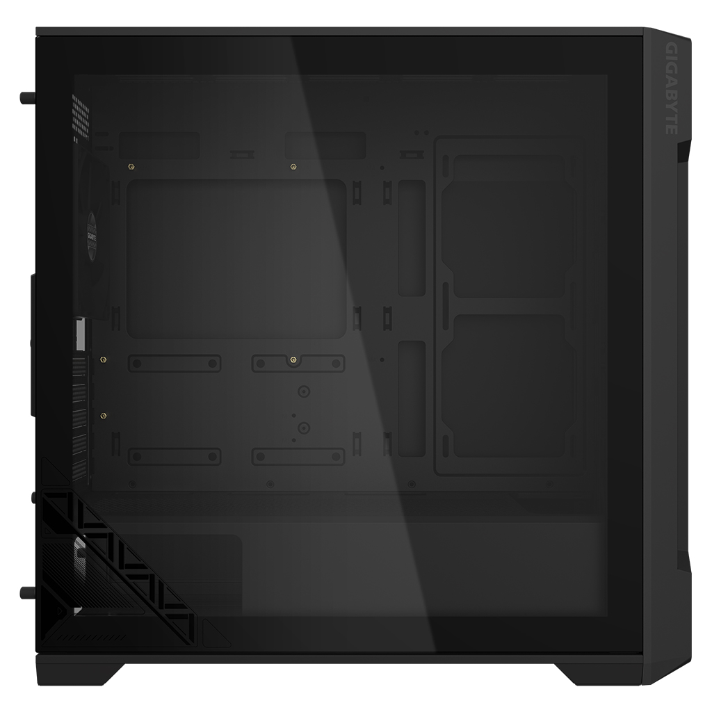 Gigabyte C102 GLASS Tempered Glass Mid Tower Micro ATX Case - Black ...