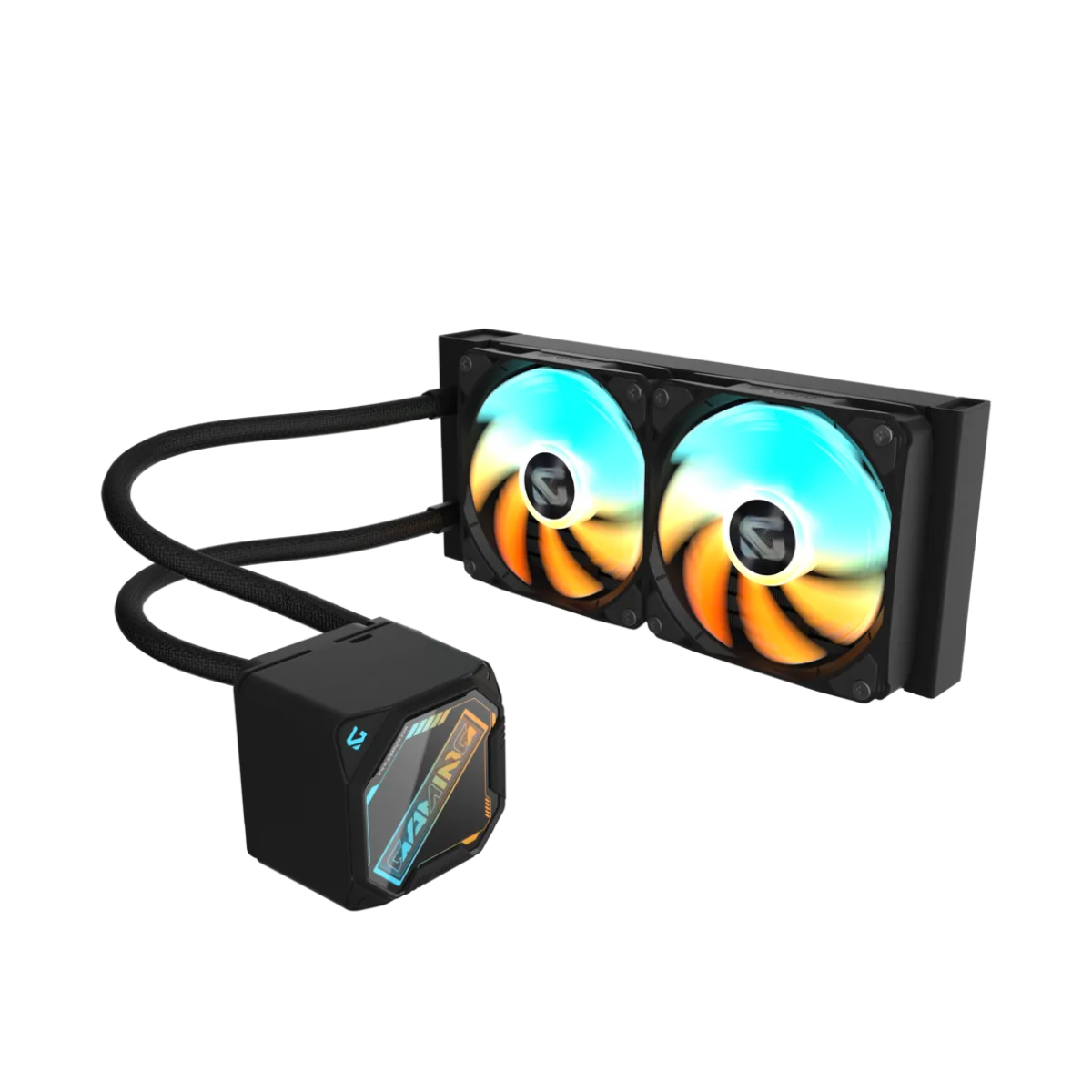 Gigabyte GAMING 240 240mm ARGB AIO Liquid CPU Cooler - Black - GP ...