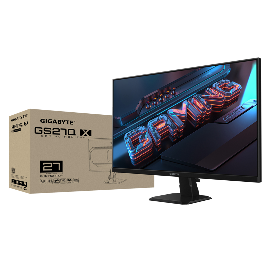 Gigabyte GS27Q X 27" 240Hz 2K QHD 1ms HDR FreeSync Premium IPS Gaming ...