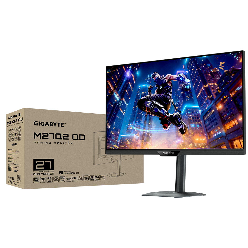 Gigabyte M27Q2 QD 27" 210Hz QHD G-Sync Compatible SuperSpeed IPS Gaming ...
