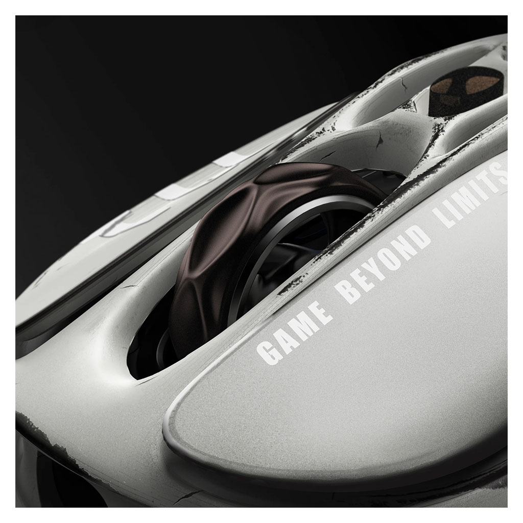 GravaStar Mercury M1 Pro Wireless Gaming Mouse - Worn Silver Magnesium ...