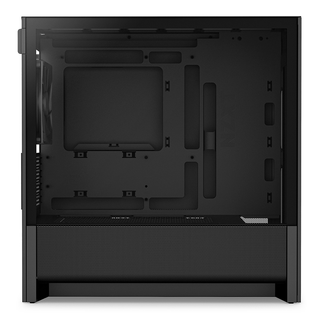 NZXT H3 Flow Tempered Glass Mid-Tower Micro-ATX Case - Black - CC-H31FB ...