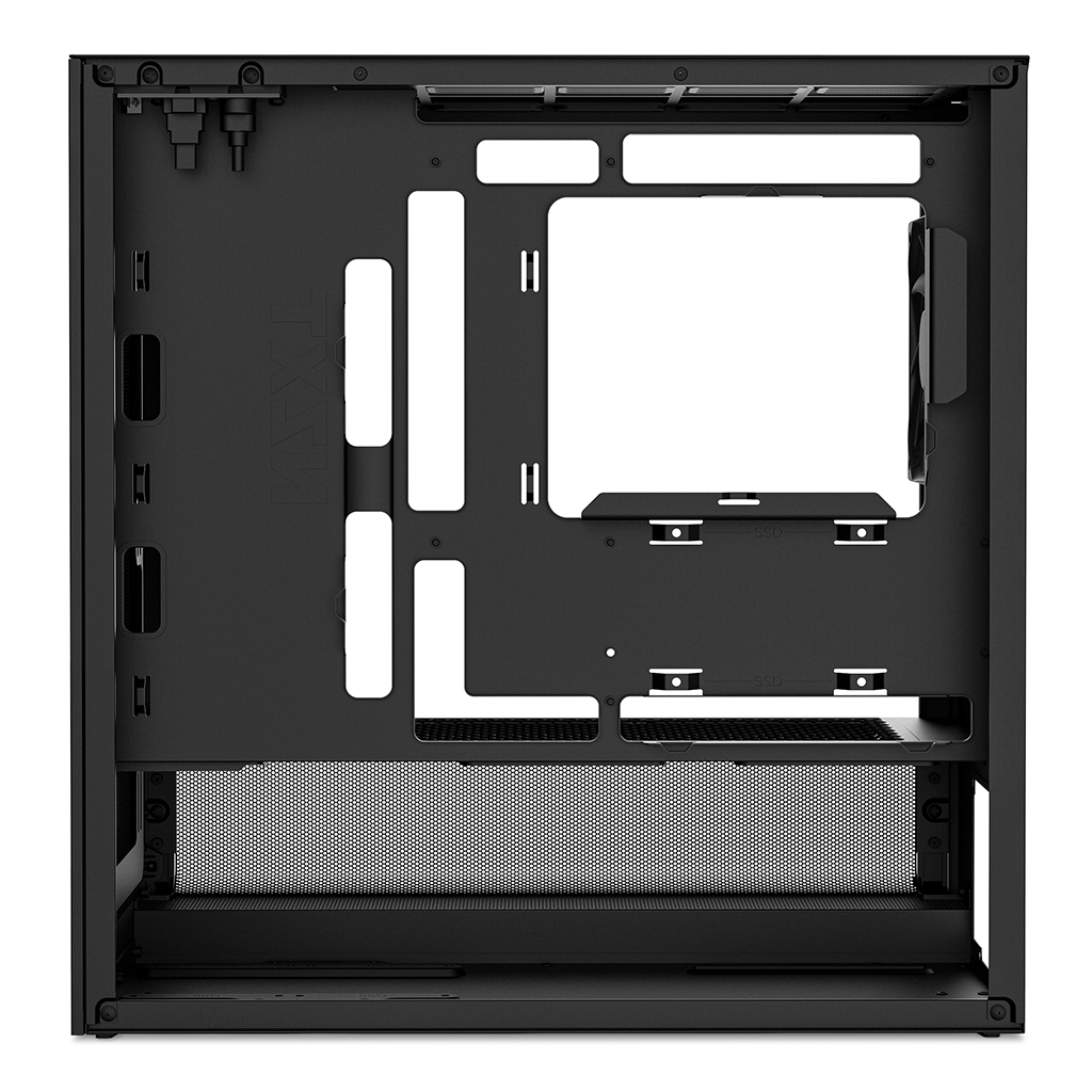 NZXT H3 Flow Tempered Glass Mid-Tower Micro-ATX Case - Black - CC-H31FB ...