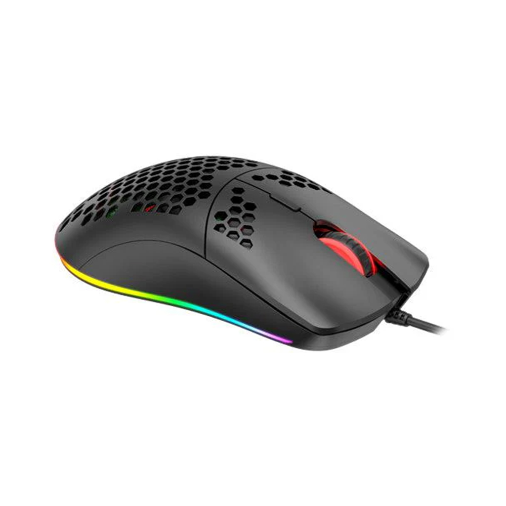 Havit MS1023 RGB Backlit 6400 DPI Honeycomb Shell Gaming Mouse - MS1023 ...