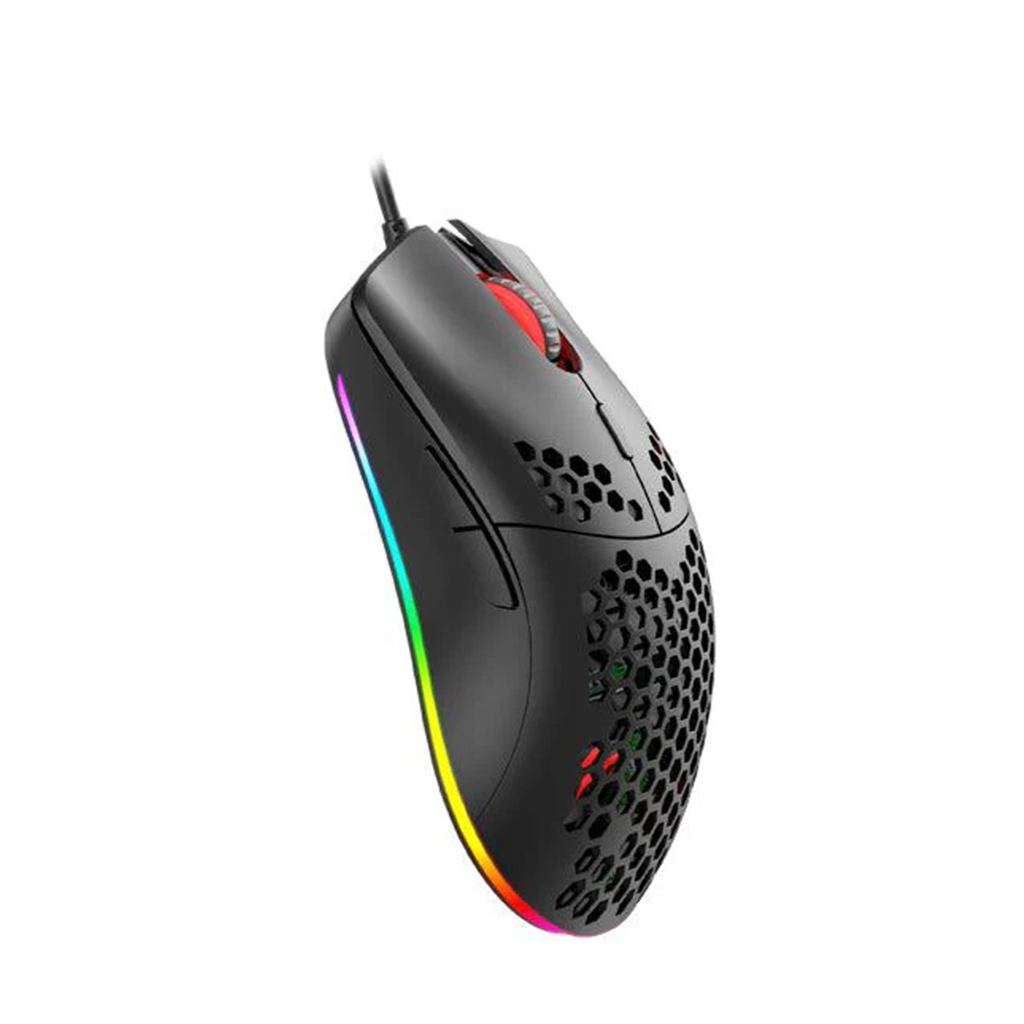 Havit MS1023 RGB Backlit 6400 DPI Honeycomb Shell Gaming Mouse - MS1023 ...